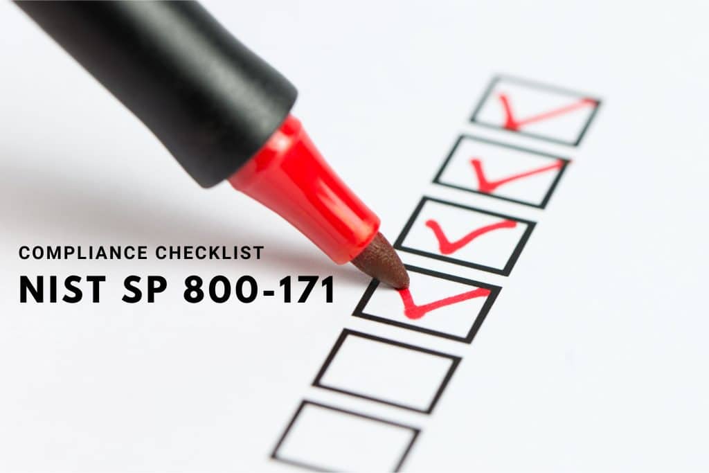 NIST SP 800-171 Compliance Checklist: - Techsico IT